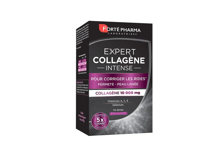 Forté Pharma Expert Collagène Intense - 14 Sticks - Parapharmacie en ...