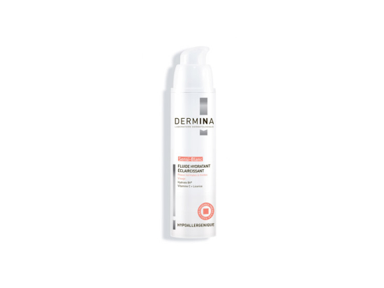 Dermina Sensi blanc Fluide hydratant éclaircissant - 40ml ...